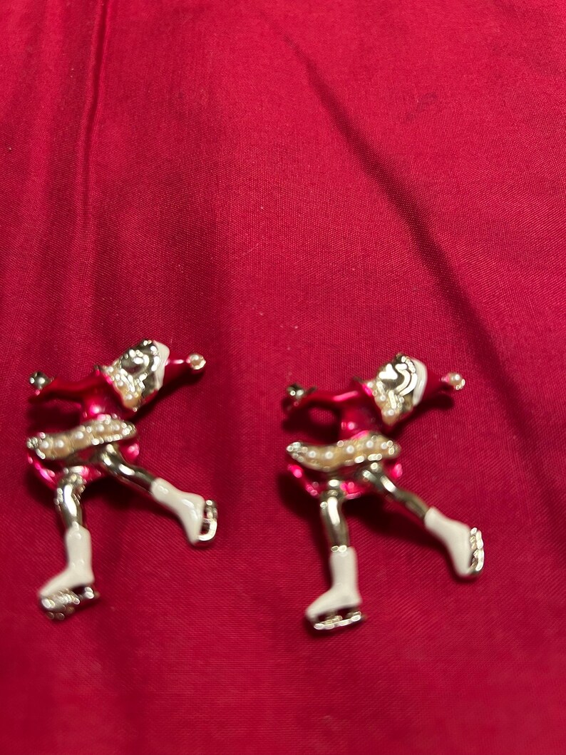 Ice Skater Vintage Pins - Etsy