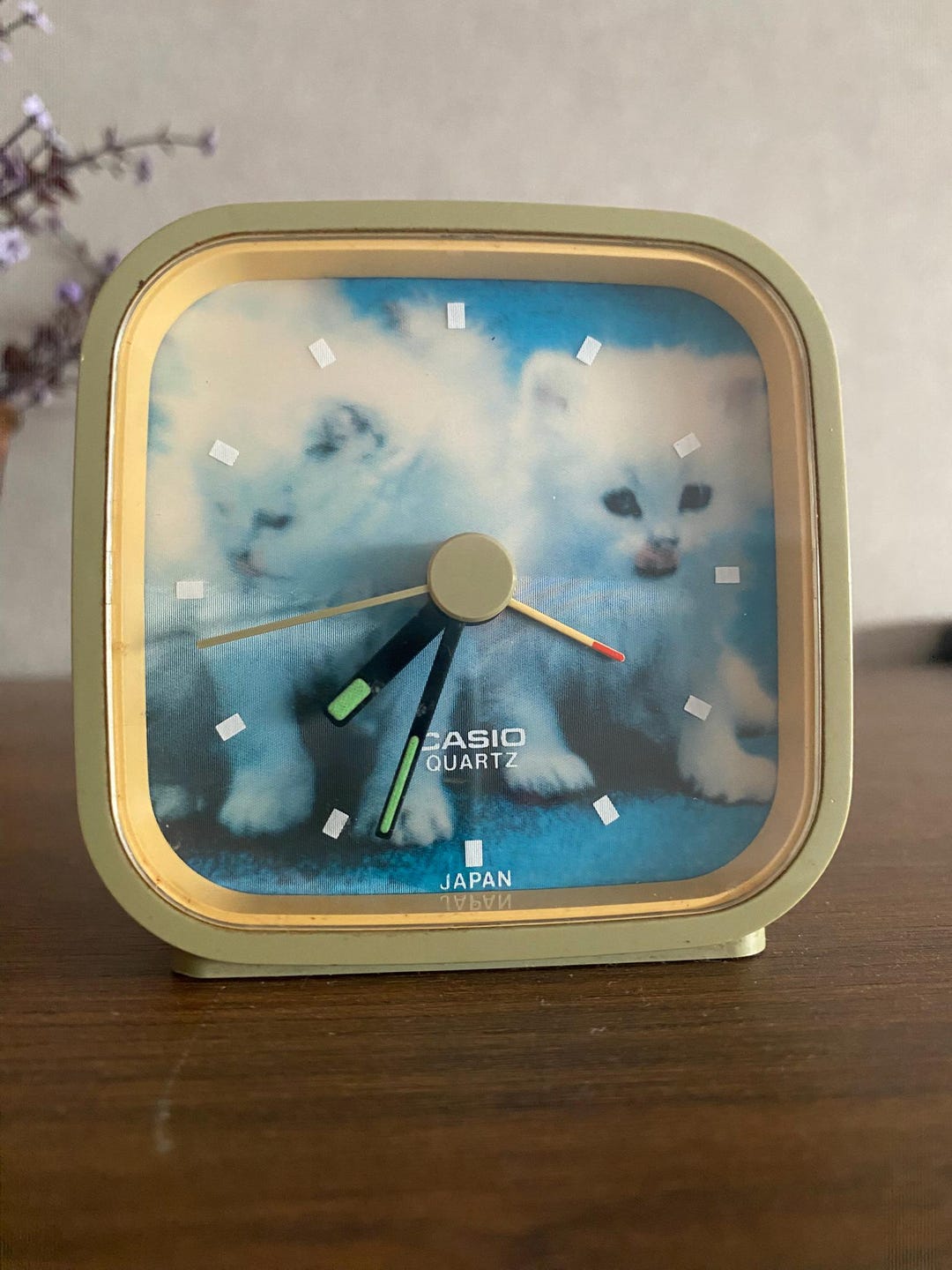 Vintage Casio Cat Visual Desk Clock - Casio Desk Clock From the 1970s ...
