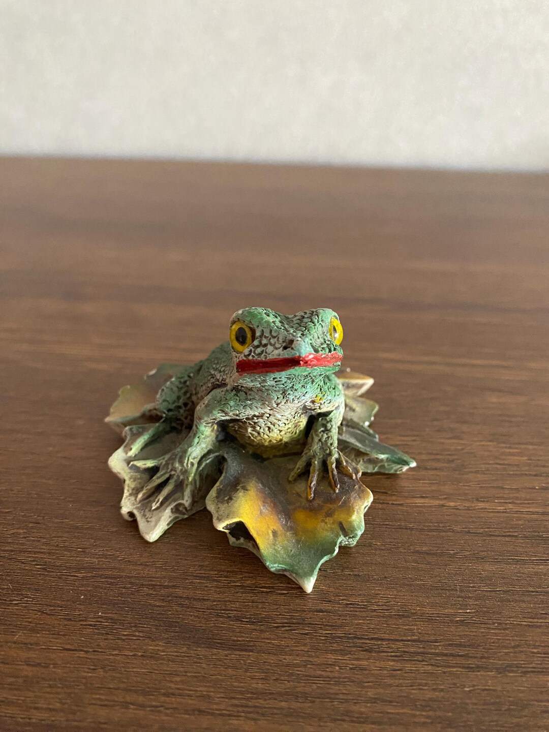 Vintage Frog Figurine - Handmade Frog Trinket 1970s - Etsy