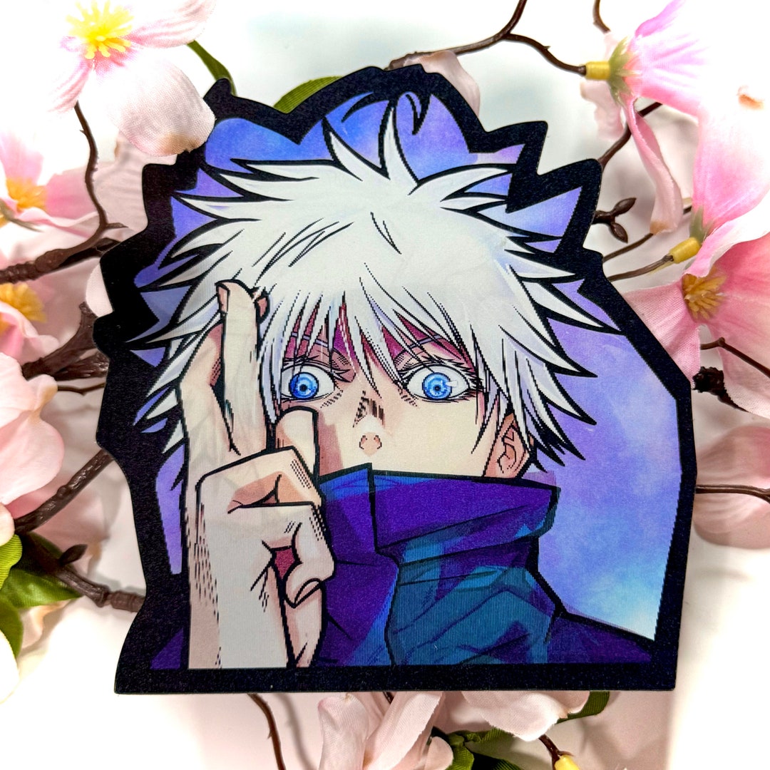 JJK Gojo 3D Anime Sticker Decal Waterproof Jujutsu Kaisen | Car, Laptop ...