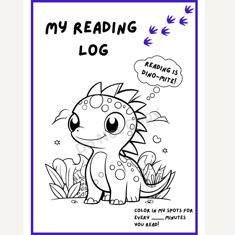 Monthly Reading Logs - Fun Digital Download for Tracking Progress ...