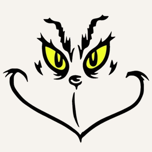 Grinch Face - Etsy