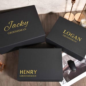 Personalized Groomsman Folding Gift Box,groomsmen Gift Box Creative ...