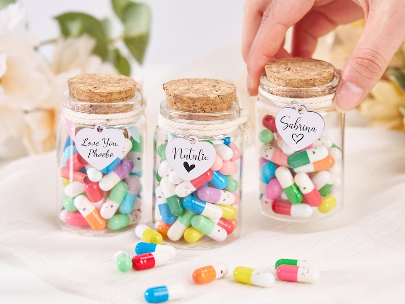 Customized Love Note Capsule Valentine's Gift Glass Bottle,long ...