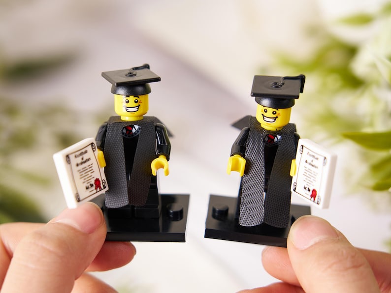 Custom Graduate Minifigure 2026 Toy Bricks,graduation Gifts for Him&her ...