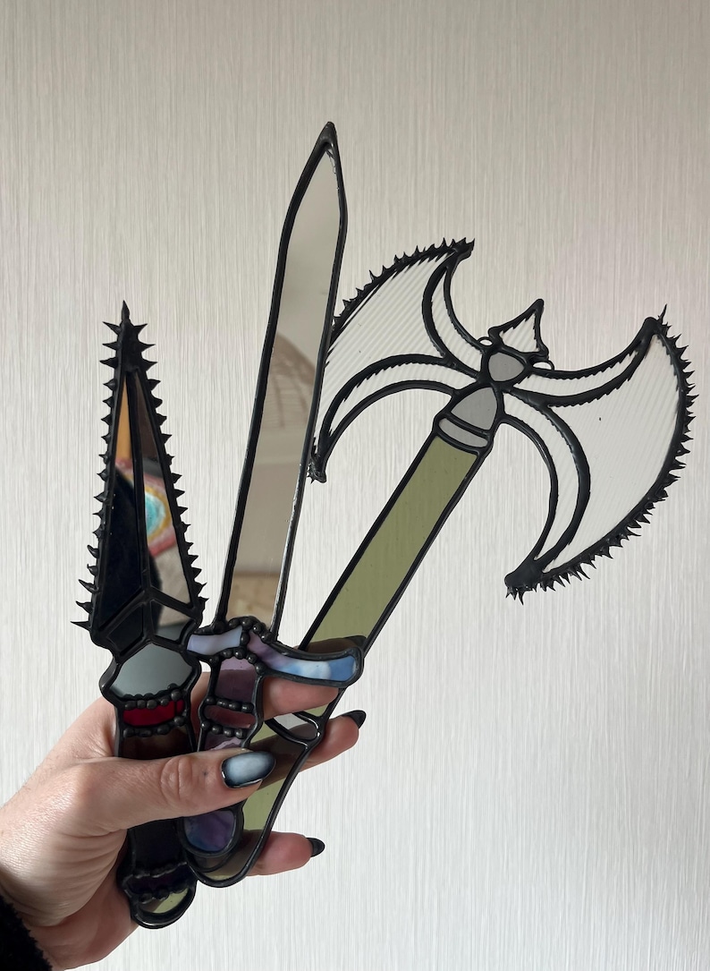 Medieval Weapons - Stained Glass Patterns - COMMERCIAL LICENSE - Etsy