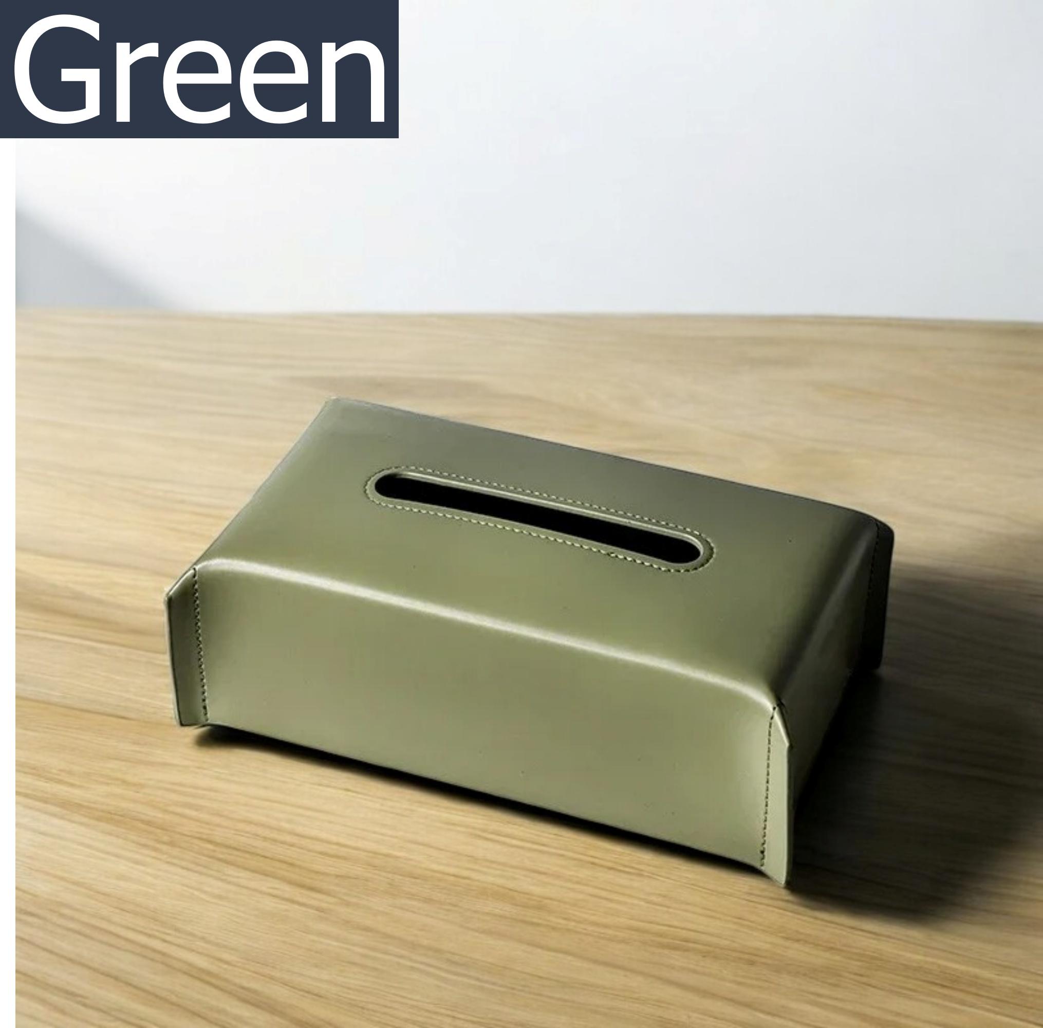 Luxury Leather Tissue Box Cover: Elegant Home & Office Decor - Etsy