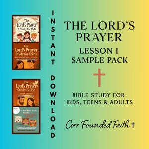 Lord’s Prayer Bible Study Sample | Printable Lesson 1 for Kids, Teens ...