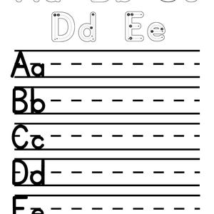 My Best Alphabet Writing Book by Jael Corr - Etsy