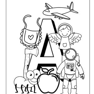 My Best Alphabet Coloring Book - Unleash Creativity While Learning the ...