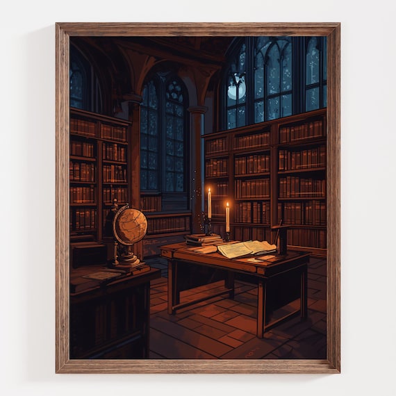 Gothic Study Room