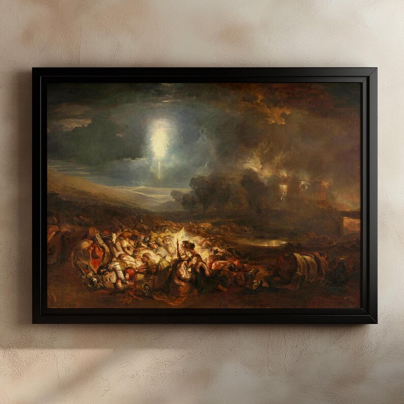 The Field of Waterloo Print, J.M.W. Turner Art, Battle of Waterloo ...