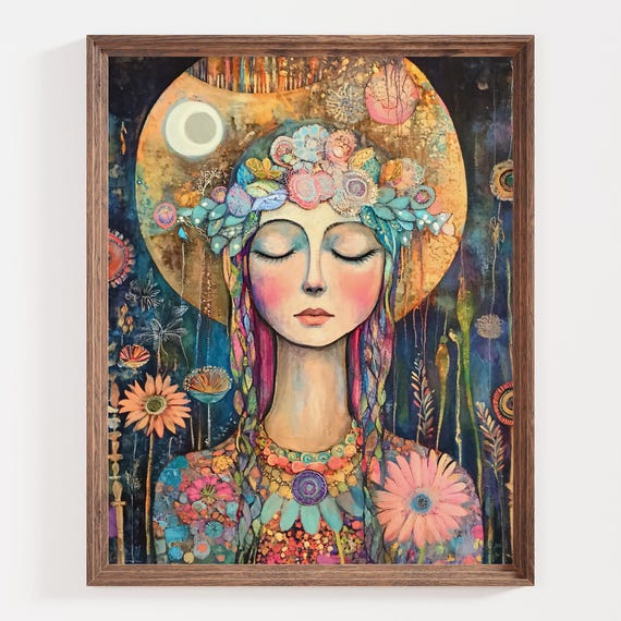 Bohemian Goddess Art Goddess Art Prints – DesignBohemian