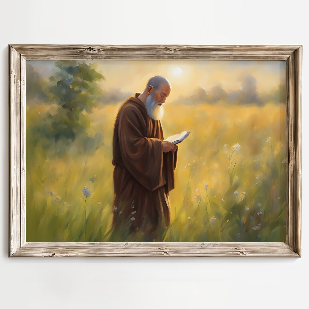 A Moment of Stillness | Meditation Art Print, Spiritual Zen Home Decor ...