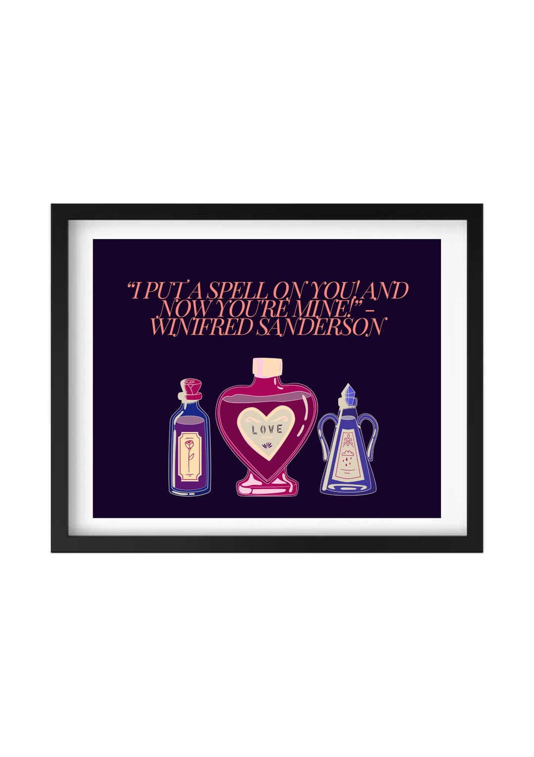 Hocus Pocus Poster - Etsy