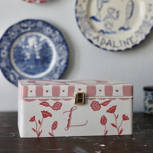 Custom Hand Painted Keepsake Box | Baby, Wedding, Memory Box - Etsy