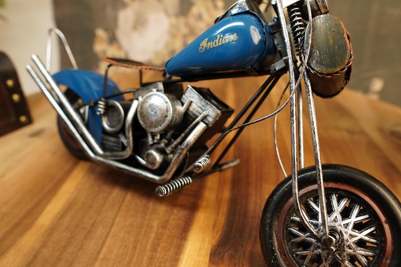 Harley Davidson Indian Handmade Collectable Metal Model Vintage-style ...