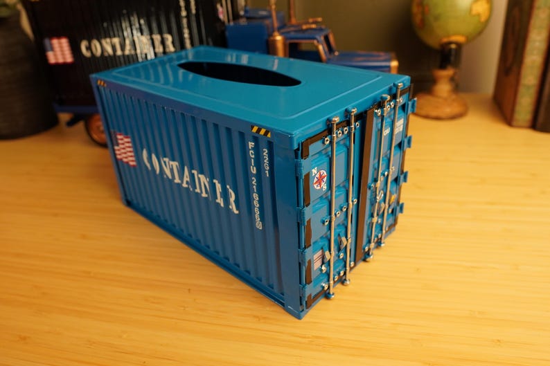 Handmade Metal Container Tissue Box: Industrial Home Decor - Etsy