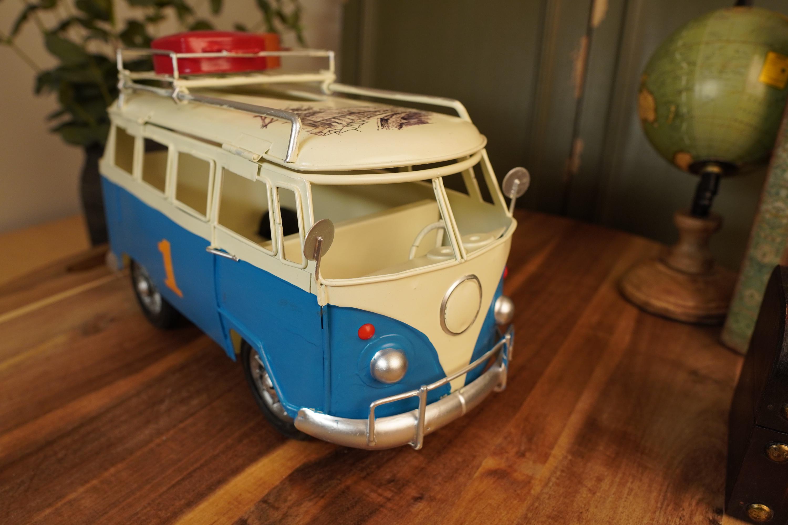 Handmade Metal Camper Van Tissue Box Cover – Retro-style All-metal ...
