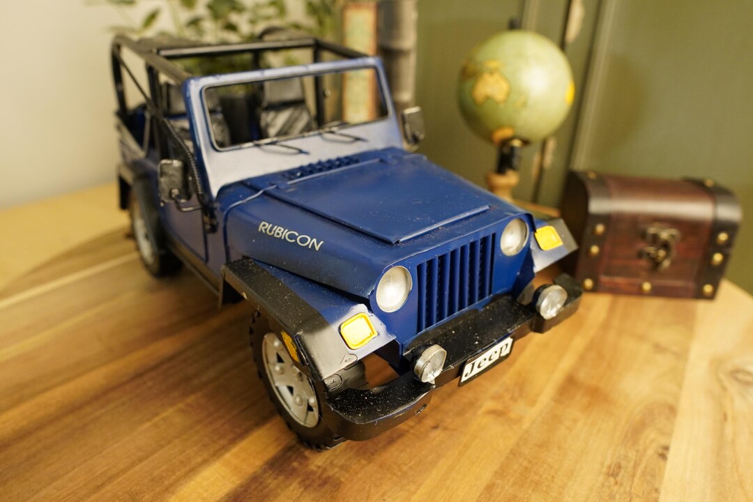 Handmade Jeep Wrangler Metal Model Collectable Decor Perfect Gift for ...