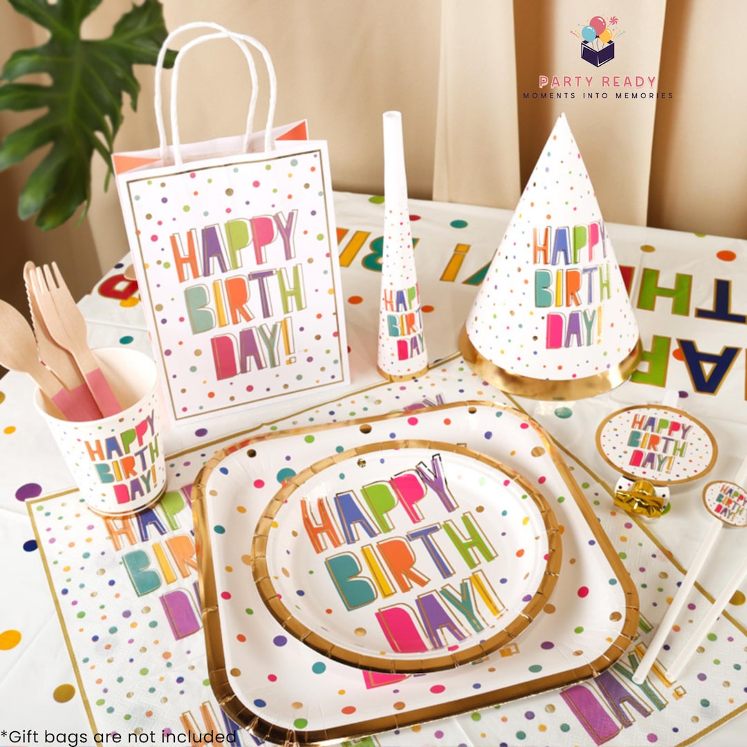Birthday Party Supplies Set Complete Package Decorations Balloons ...