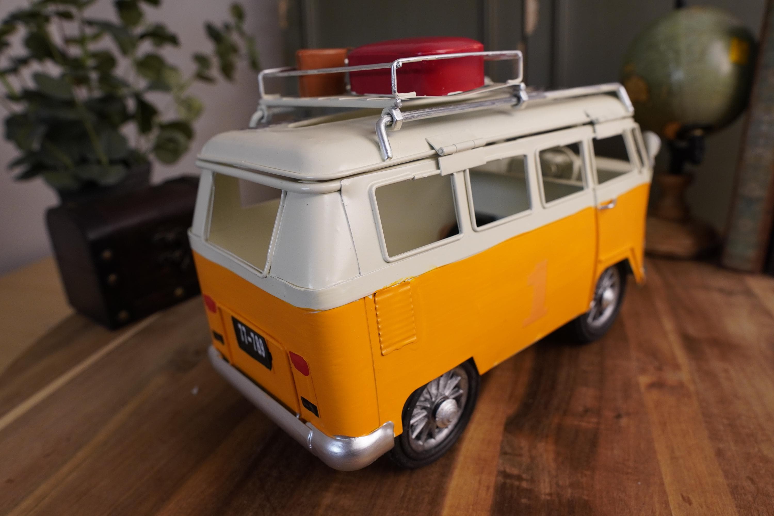 Handmade Metal Camper Van Tissue Box Cover – Retro-style All-metal ...