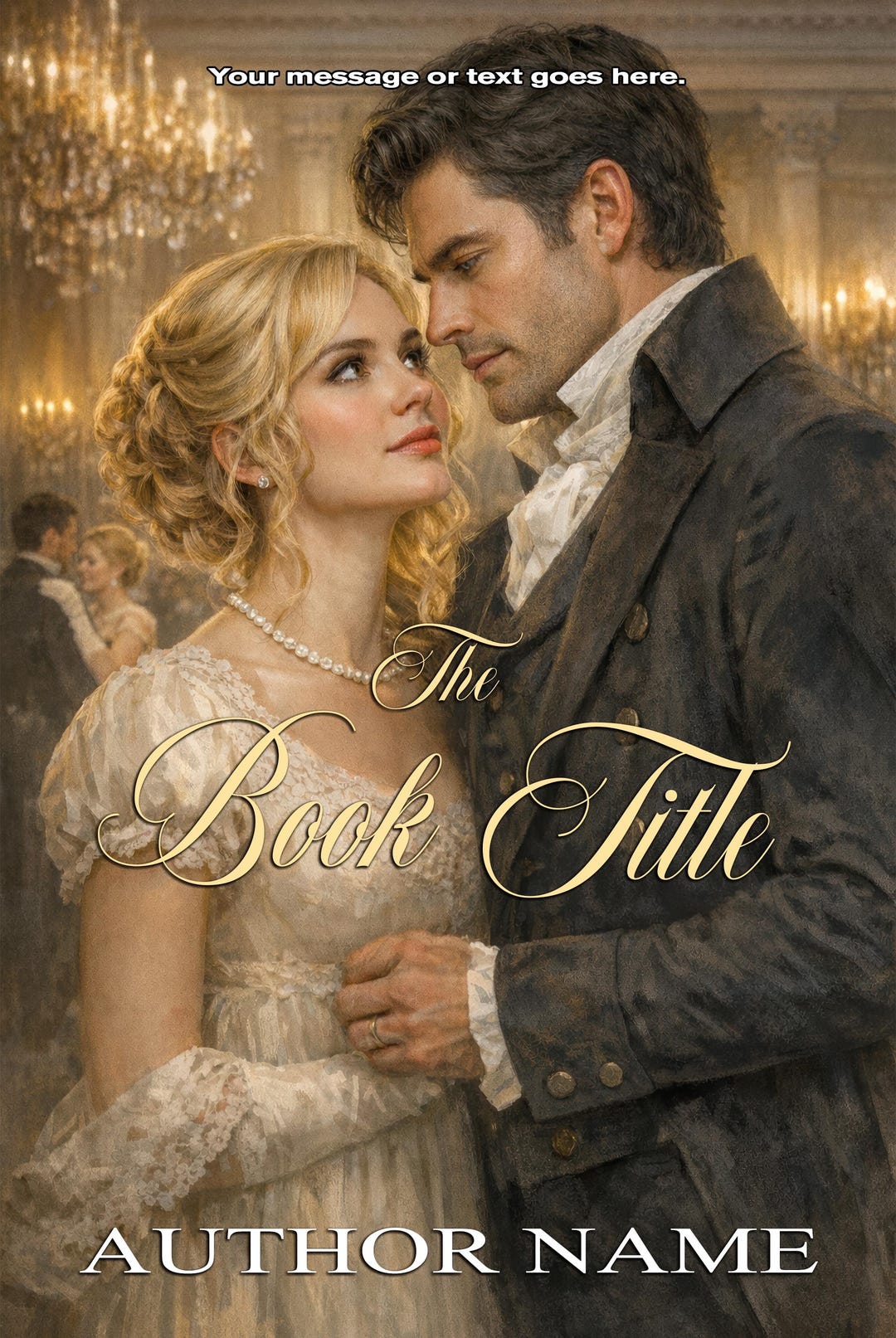 The Duke's Second Chance—romantic Regency Ballroom Cover With Elegant ...