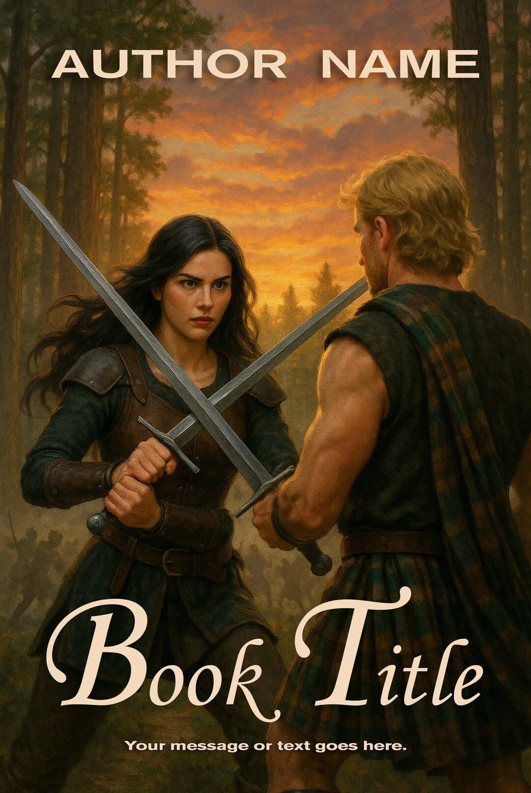 Highland Warrior Romance Book Cover Art | Enemies to Lovers | Epic ...