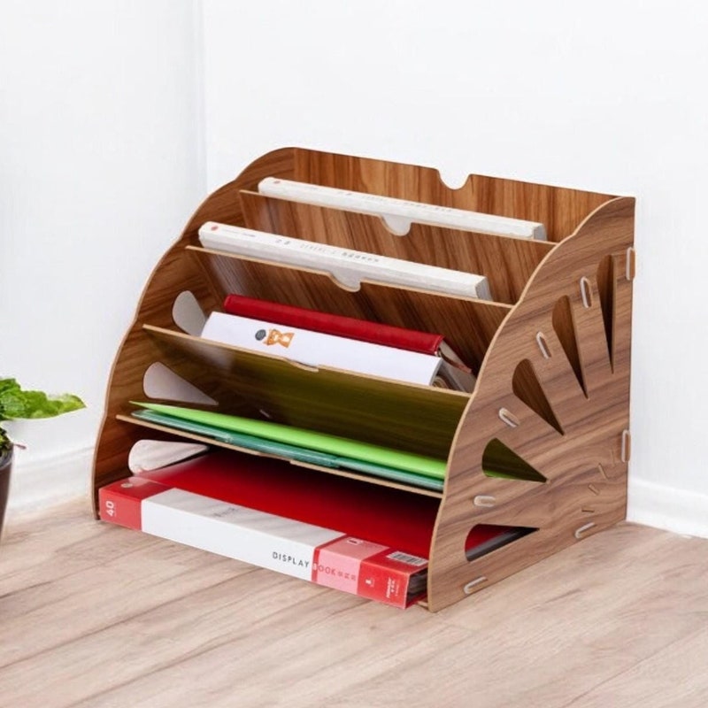 Wood File Organizer - Etsy