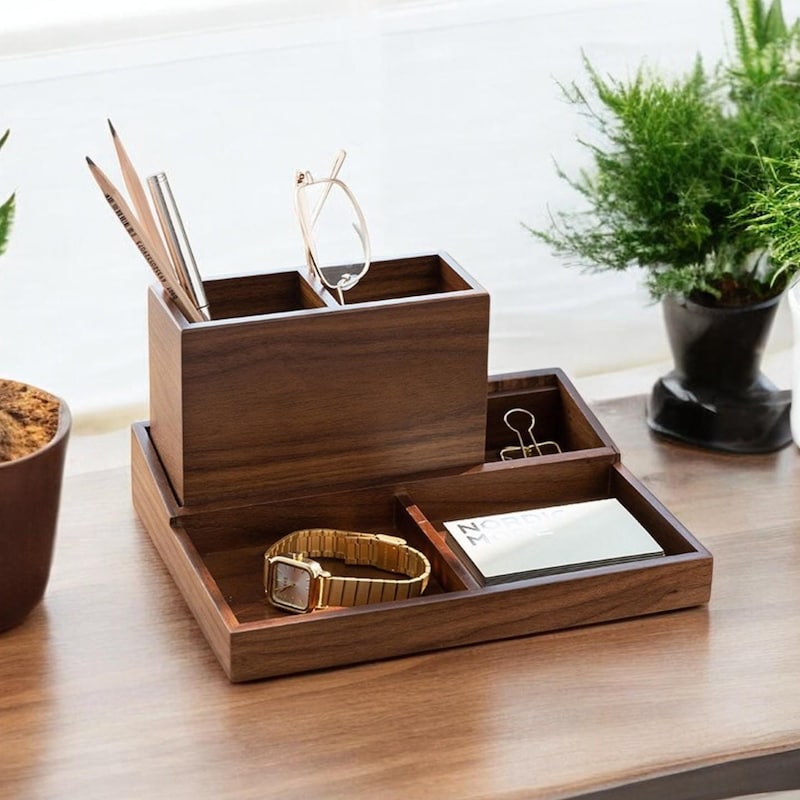 Wooden Organizer - Etsy