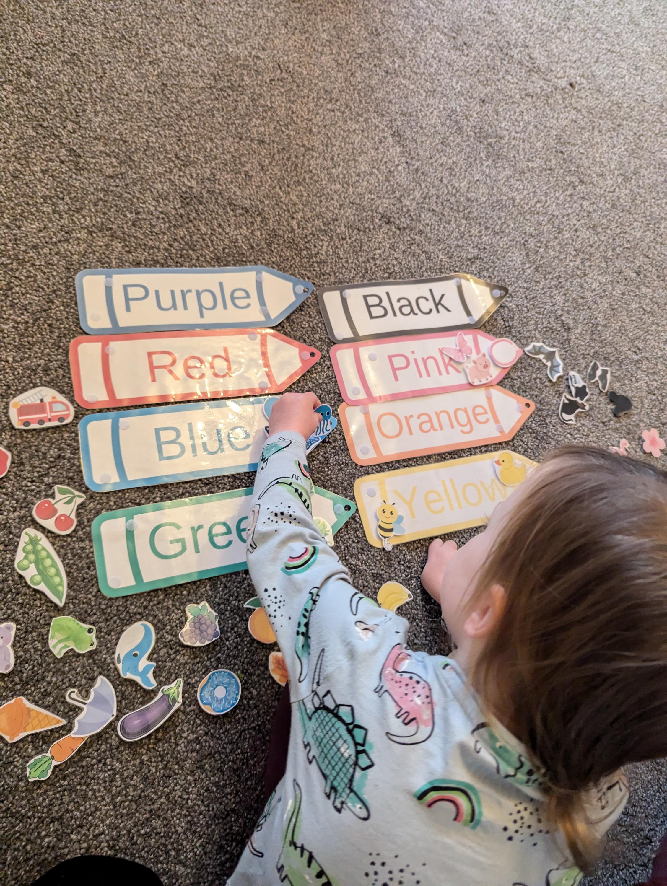 Color Matching, Color Activity, Learning Colors, Toddler Activity ...