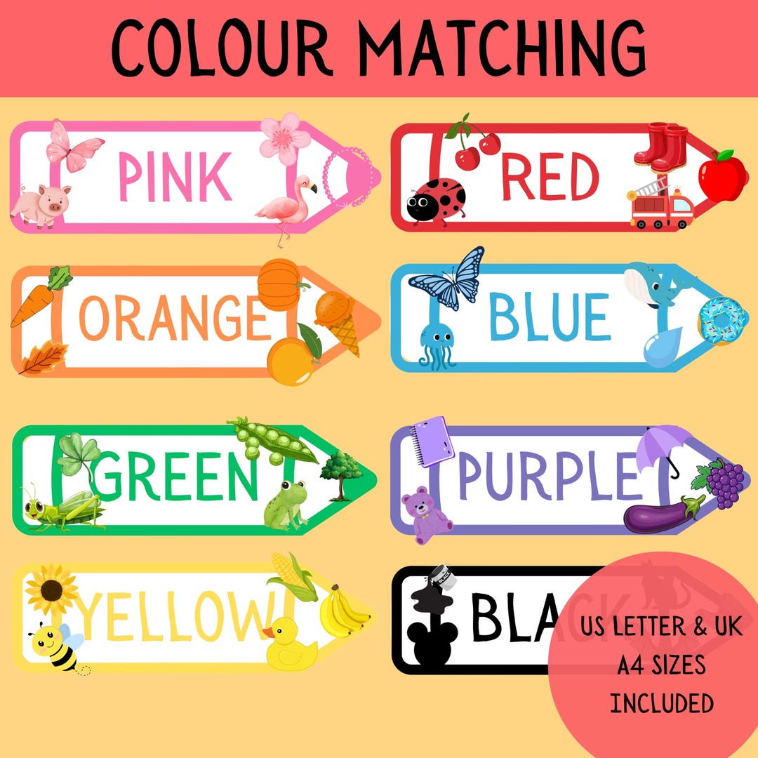 Color Matching, Color Activity, Learning Colors, Toddler Activity ...