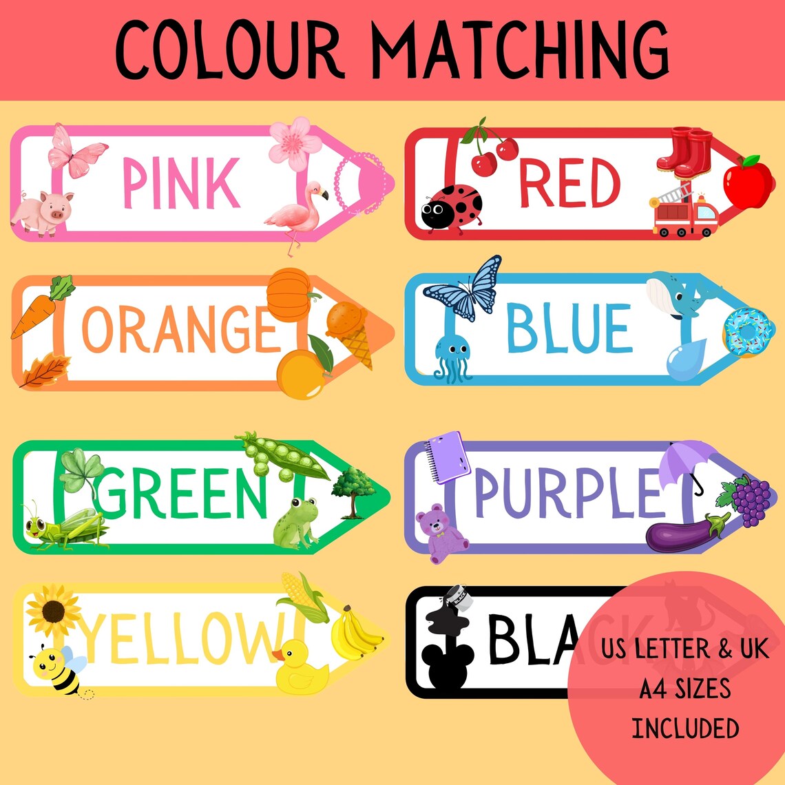 Color Matching, Color Activity, Learning Colors, Toddler Activity ...