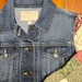 One of a Kind Denim Jacket With Quilt Sleeves - Etsy