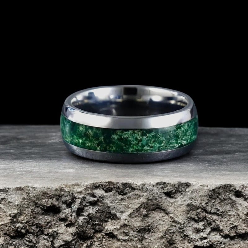 Simple Jade Wedding Bands - Etsy