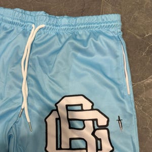 Blue Lightning Graphic Shorts - Men's Casual Summer Shorts, Gym Wear ...