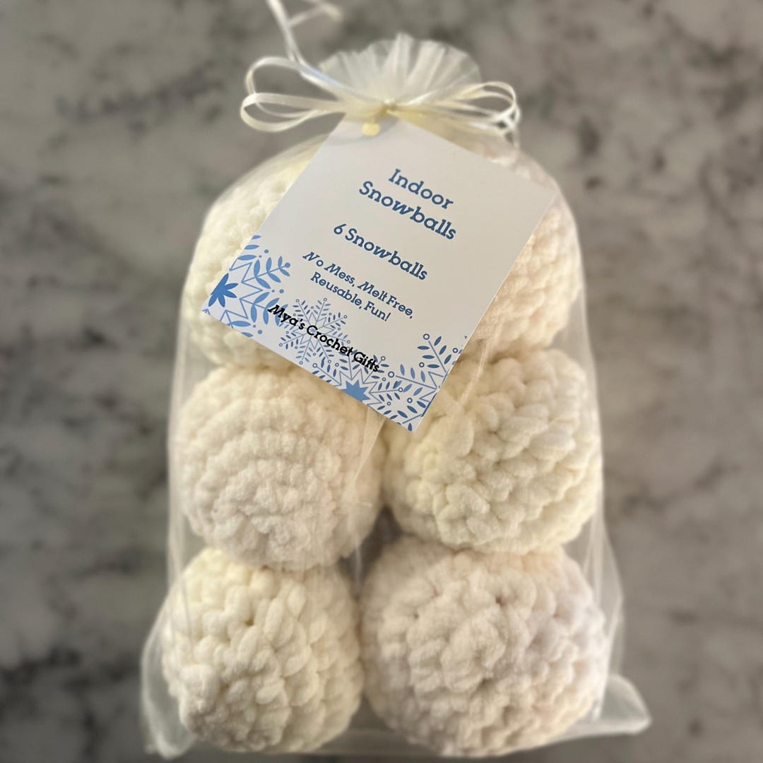 Indoor Snowballs | Set of 6 - Etsy