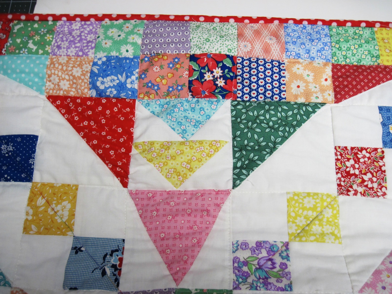 Patchwork Quilt Twin Double Reproduction Thirties Traditional Quilt - Etsy