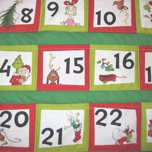 Grinch advent calendar Merry Grinchmas Christmas countdown | Etsy