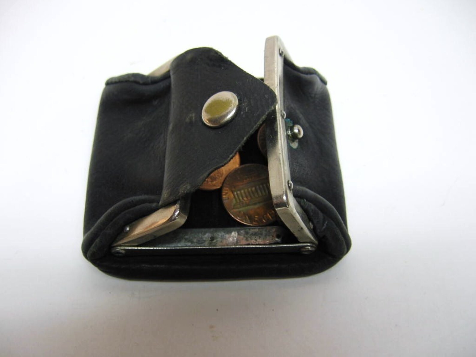 Vintage Old Fashioned Leather Coin Purse | Etsy