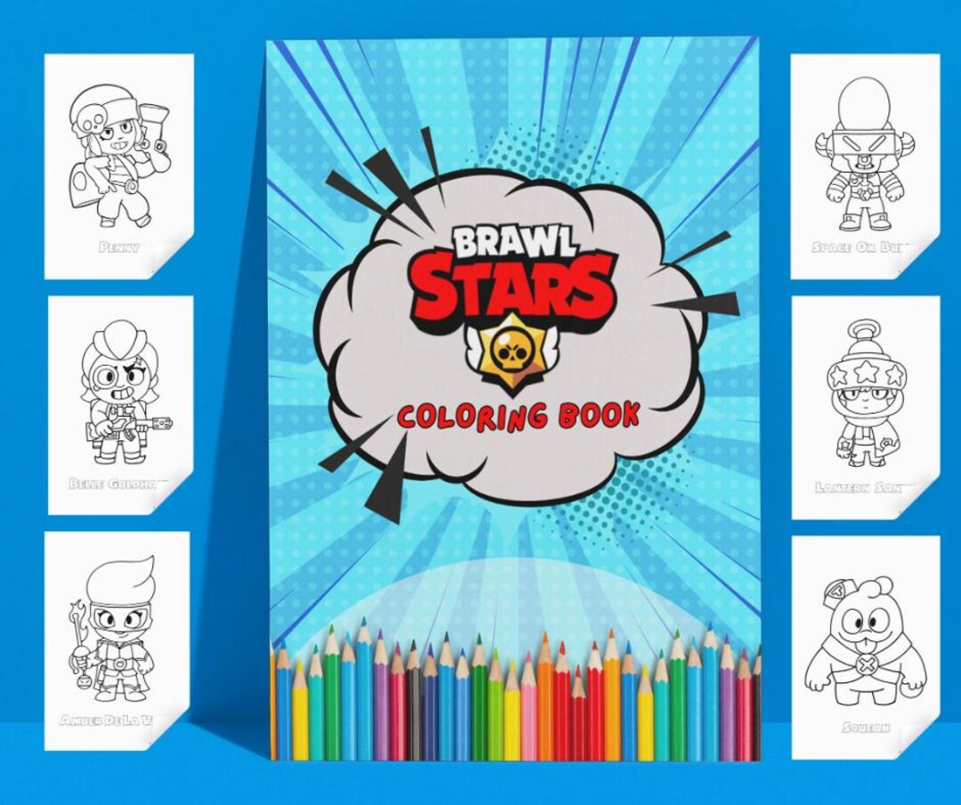 All Brawlers Stars Coloring Pages Game Coloring Pages Coloring Pages ...