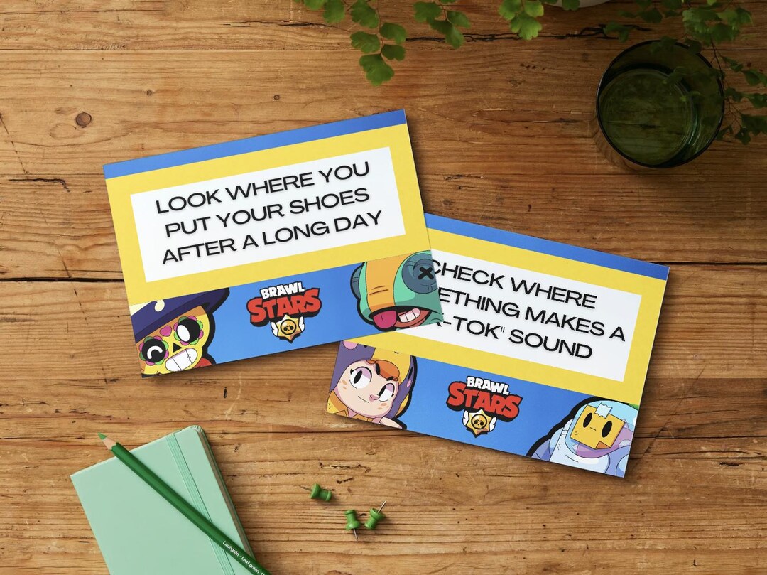 Printable Brawl Treasure Hunt - Fun Party Game for Kids | Editable ...