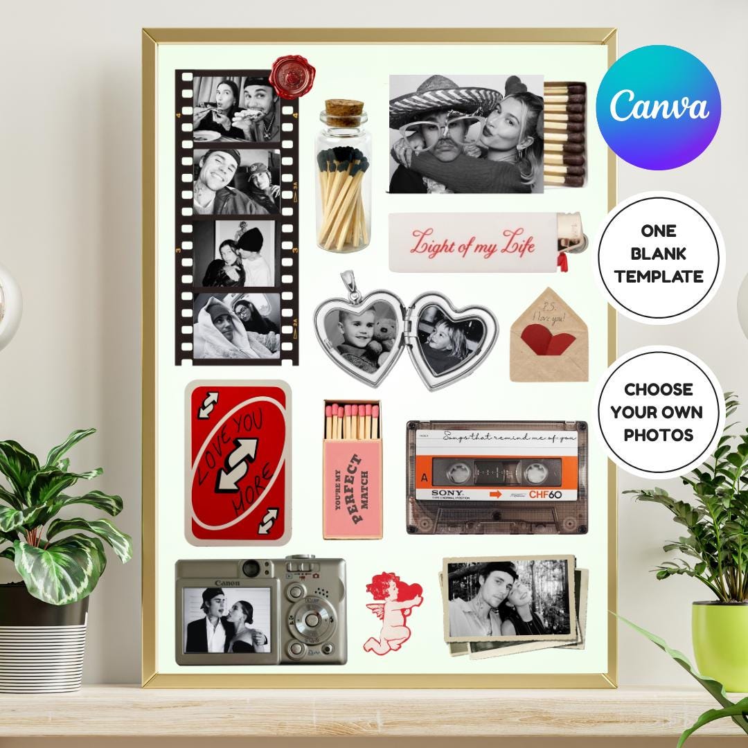 Custom Matchbox Art Canva Template, Matchbox Template, Custom Matchbook ...