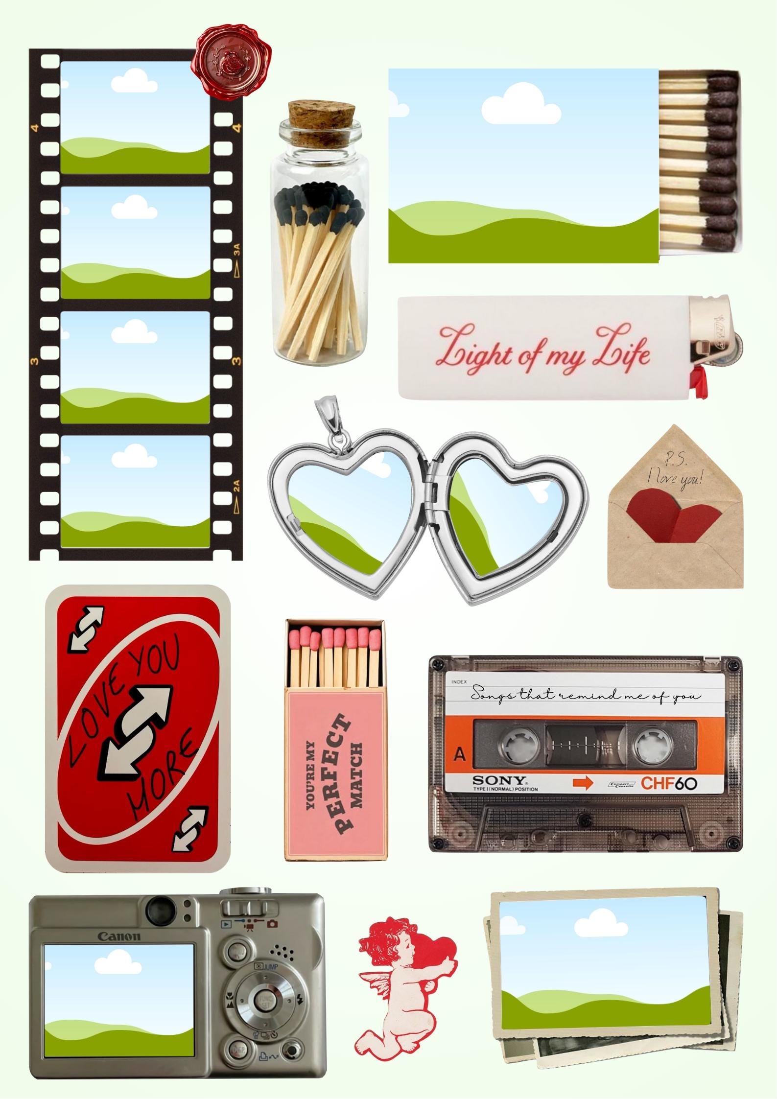 Custom Matchbox Art Canva Template, Matchbox Template, Custom Matchbook ...