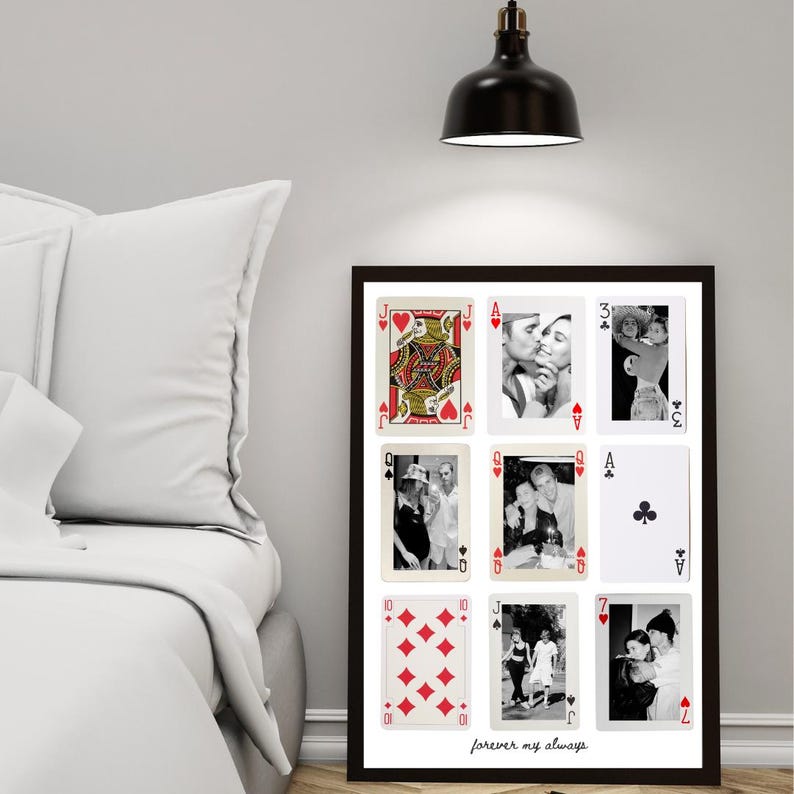 Personalised Playing Cards Vintage Photo Collage Template: DIY Custom ...