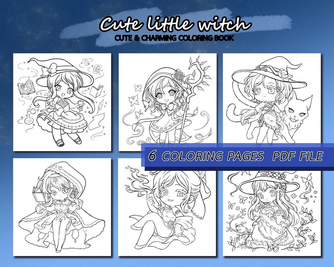 Cute Little Witch: Super Cute, Charming and Imaginative Design ...