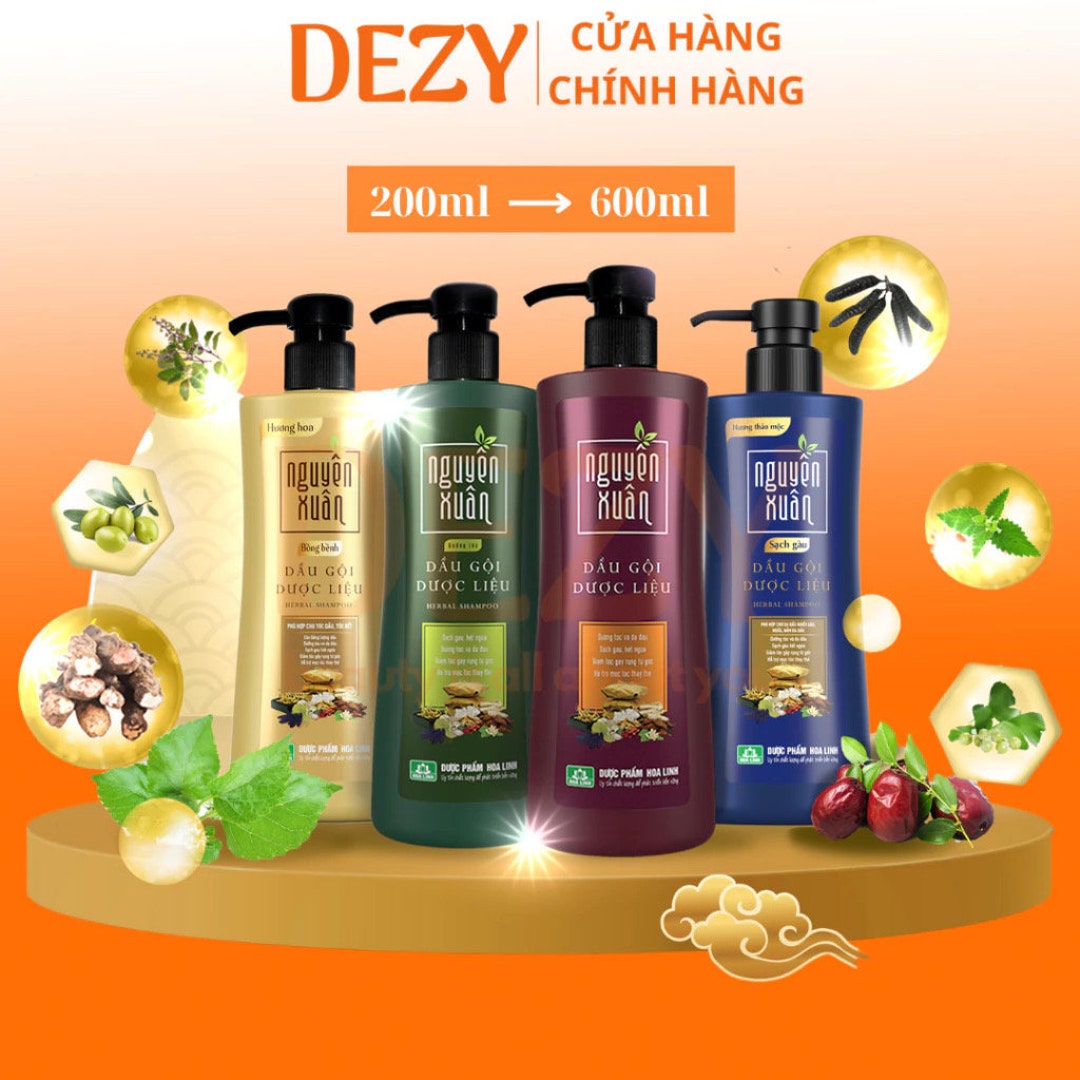 Dầu Gội Dược Liệu Nguyên Xuân Herbal Shampoo 450ml for Damaged Hair ...