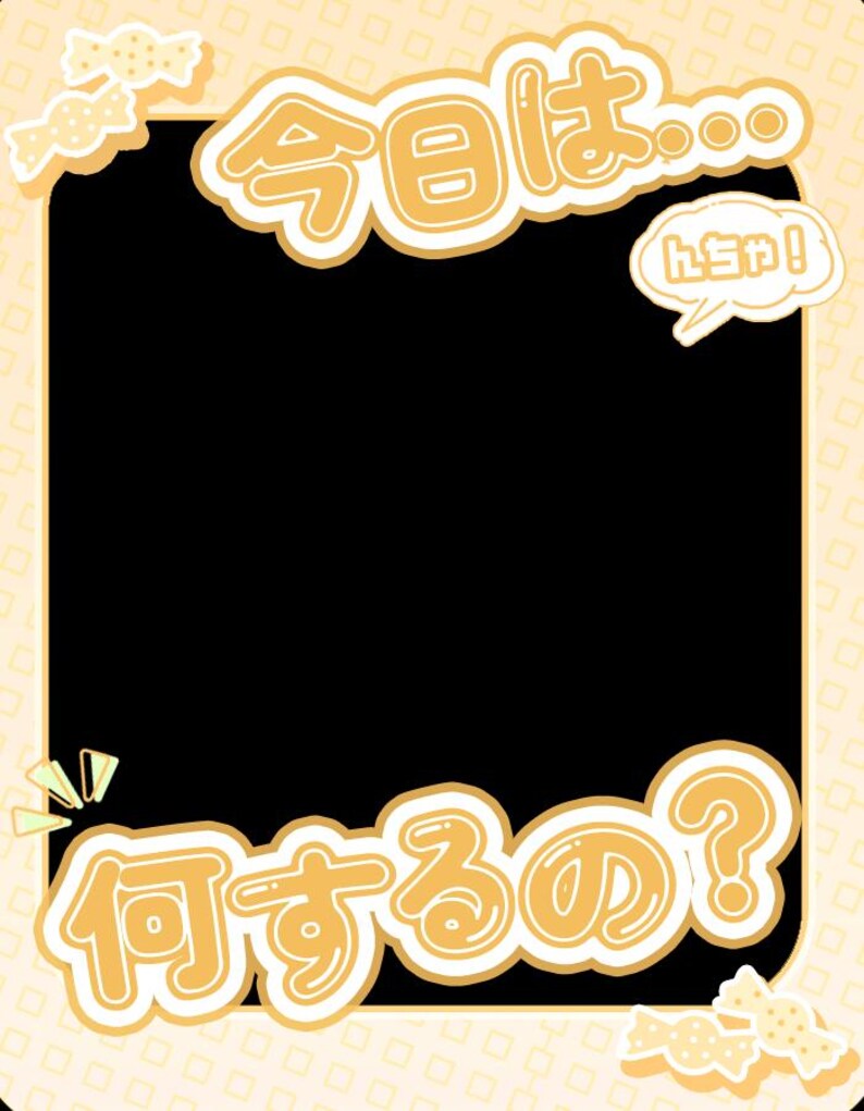 4 Cute Vtuber PNG Clipart | No-background Character Frames for Journals ...