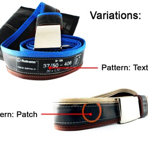 VEGAN MENS BELT Bicycle Inner Tube Belt for Men Women | Etsy