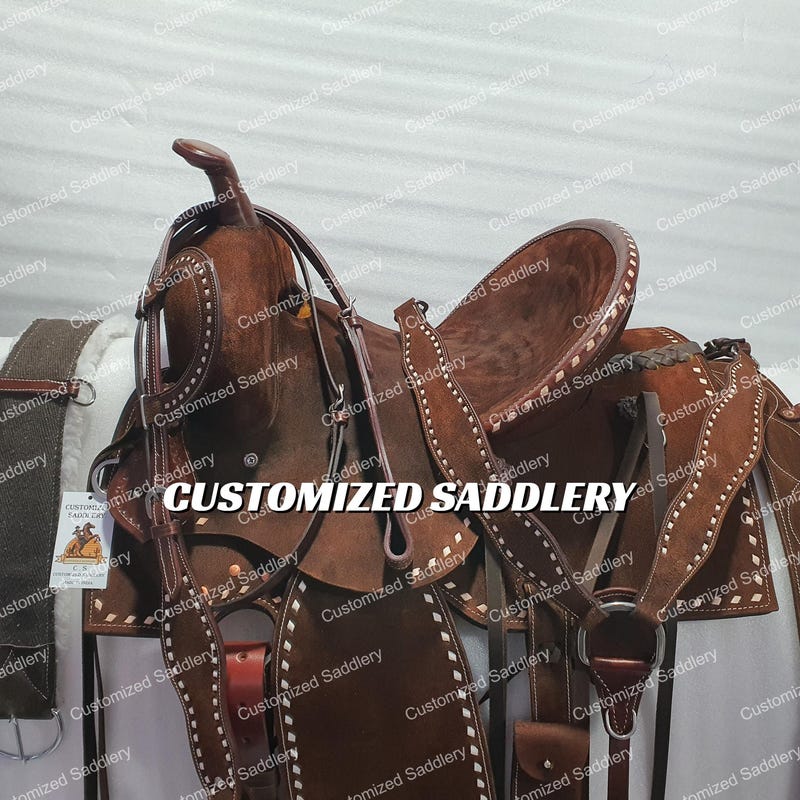 Rough Out Barrel Tack Set - Etsy